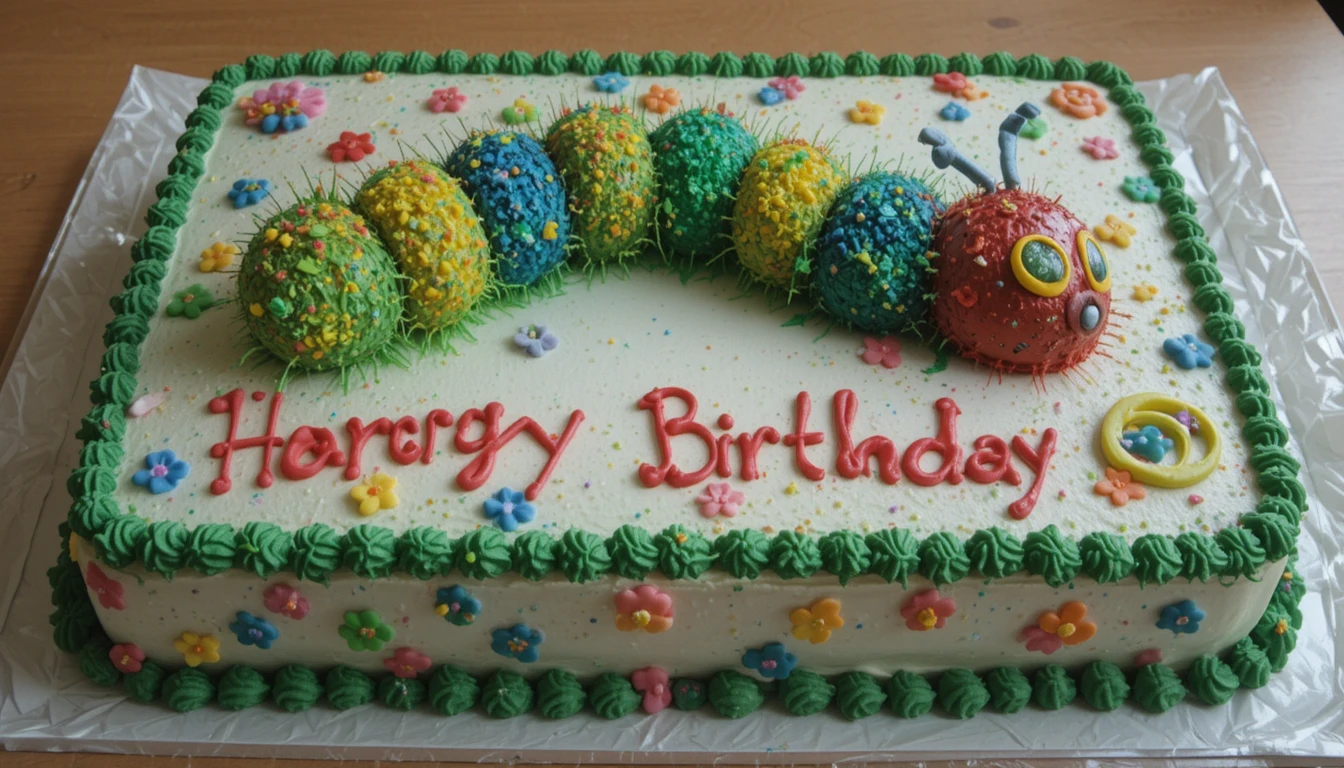 Hungry Caterpillar Birthday Cake – Elisa Foodie Blog